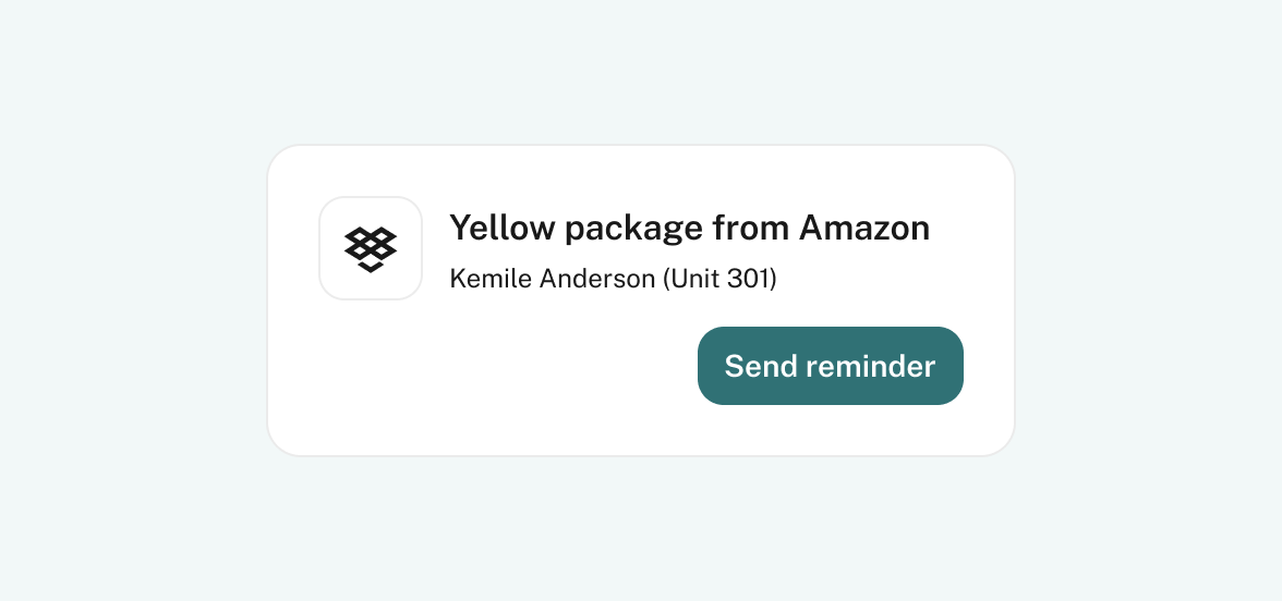Package Tracking Feature - Condo Control