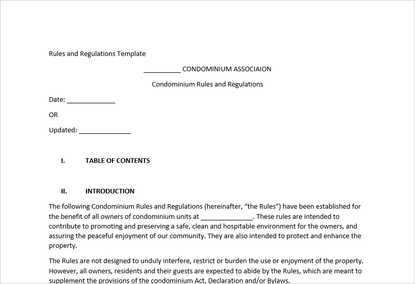 Community Association And Management Templates Community Association And Management Templates