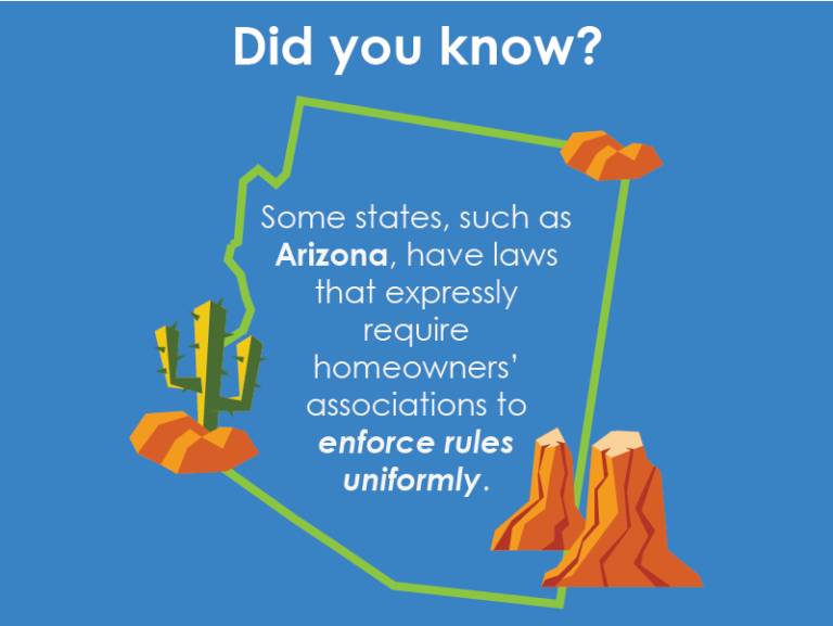 HOA selective enforcement: Are rules being enforced evenly?